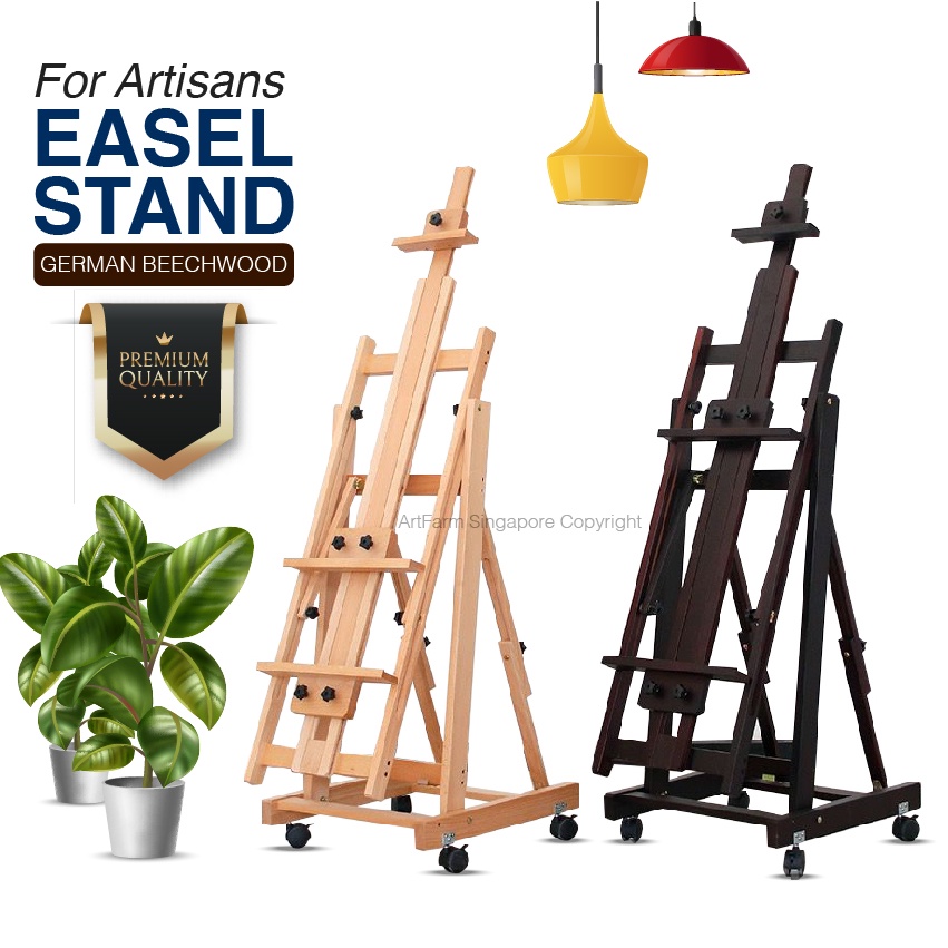 Easel Self-Fix Premium Artist Easel Stand for Oil Canvas Painting ...