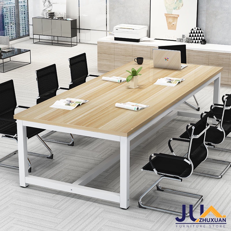 JUZHUXUAN Conference table long table simple modern office table ...