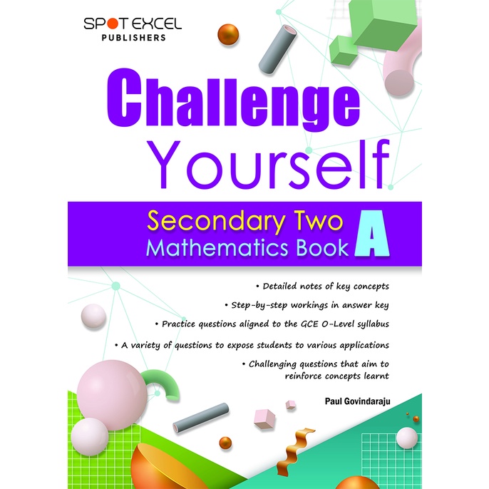Challenge Yourself Secondary Two Mathematics Book A / Secondary 2 Maths ...