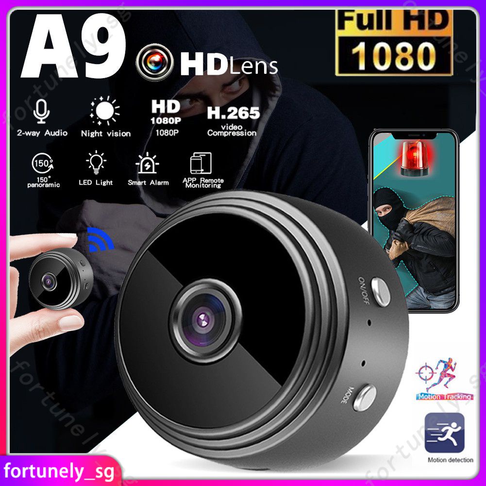 2022 360° Tiny HD Camera 1080P Mini Camera Wireless Remote Monitoring ...