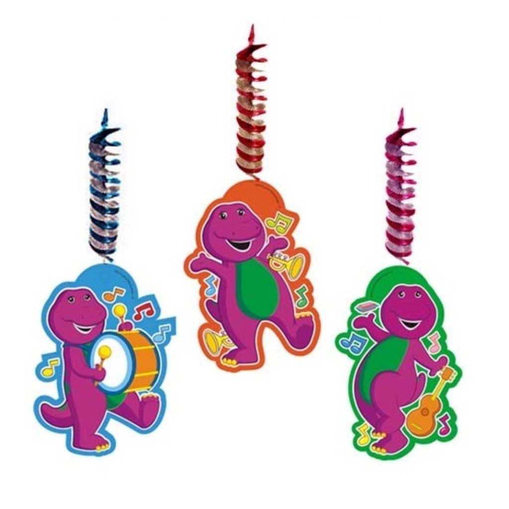 [SG SELLER] Barney Dinosaur Decoration Party Supplies Streamers Banner ...