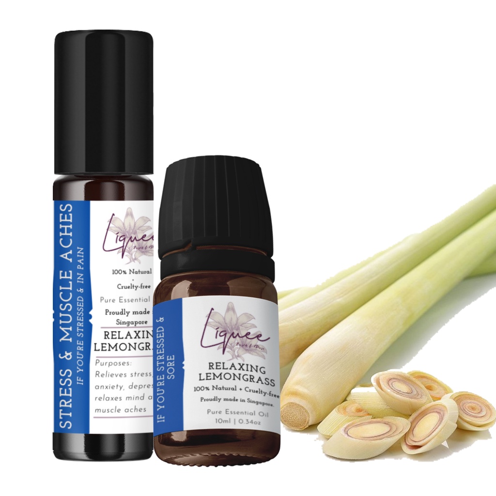 [Made In SG] Liquee Earth And Pure(10ml) Relaxing Lemongrass | Liquee ...