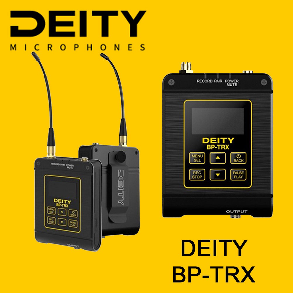 Deity Microphones BP-TRX Compact Microphone Recorder and Wireless Transceiver with Timecode I/O ...