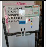 Zettaki Single Face Magnetic Standing Whiteboard 45x60cm | Shopee Singapore