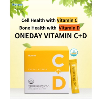 [KOREA] 🇰🇷 HURUM_official⭐Vitamin C+D 2g x 100 Sticks Color Food (One ...