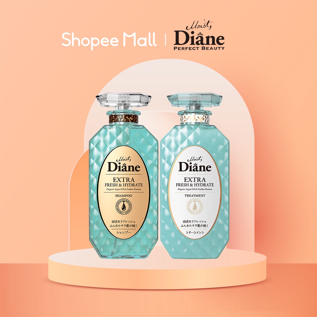Moist Diane Perfect Beauty Shampoo + Treatment Bundle (450ml each ...
