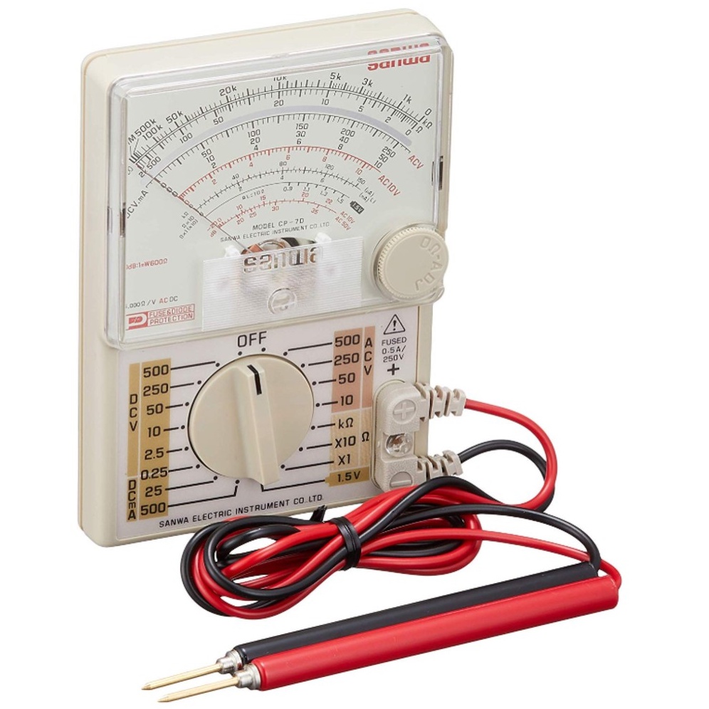 Sanwa CP-7D Analog Multimeter - Slim Compact AMT | Shopee Singapore