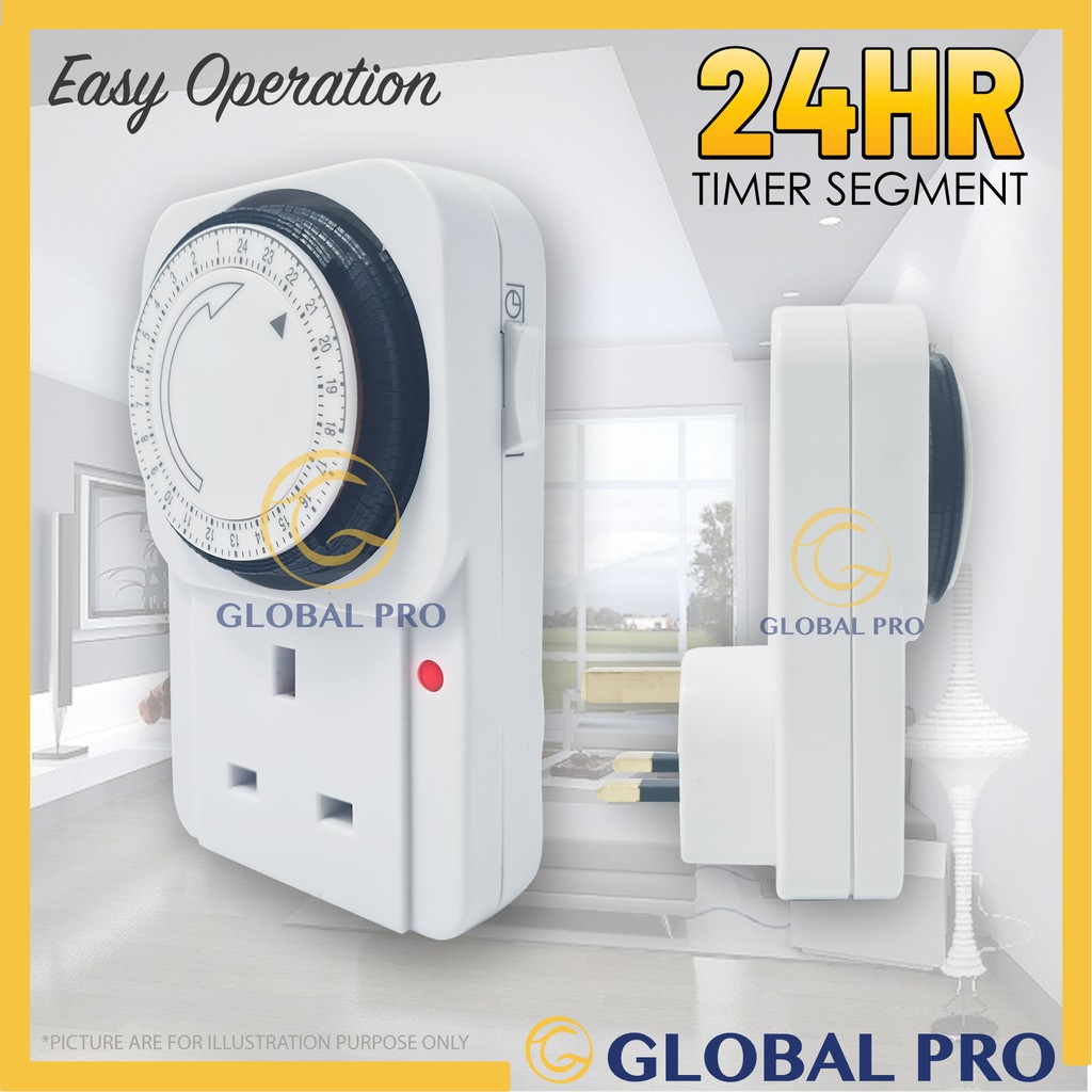 [ Sirim ] Eurosafe M Lite Sunstar 13a 24hours Plug In Timer Switch Plug Timer Socket Timer