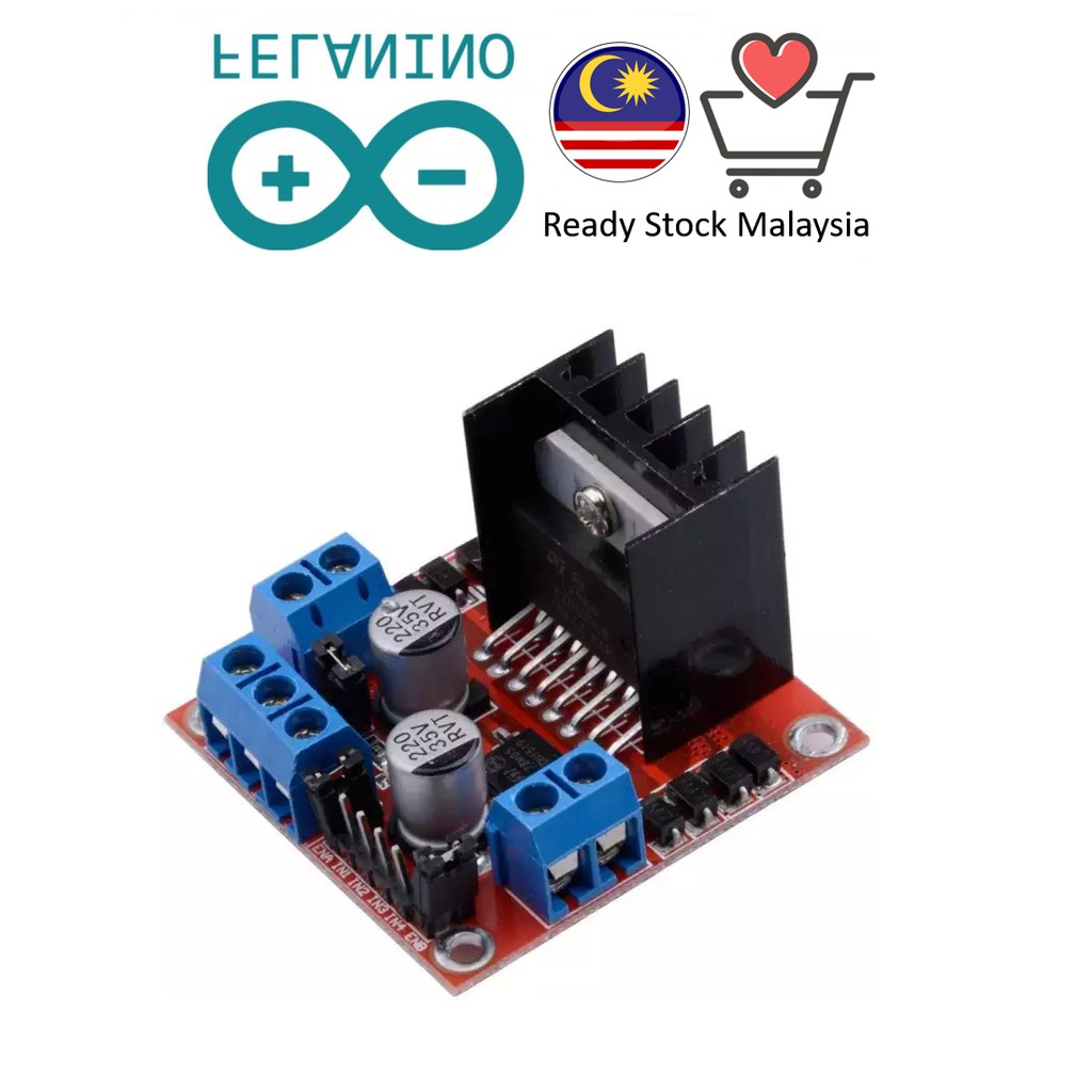 L298N Motor Driver Board Module DC Stepper Motor Robot Smart Car ...