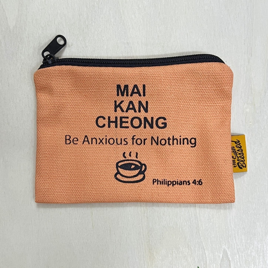 Coin pouch 9x13cm Mai Kan Cheong (“I’m a Singaporean Christian Lah ...