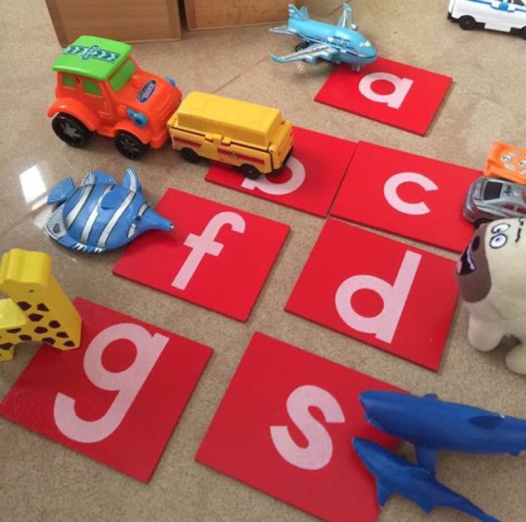 [SG STOCK] Montessori Sandpaper Letter Alphabet Card Letter Sandpaper ...