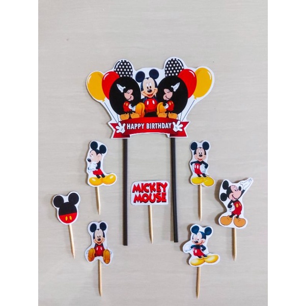 Mickey MOUSE TOPPER / MICKEY MOUSE CAKE TOPPER / MICKEY MOUSE CAKE ...