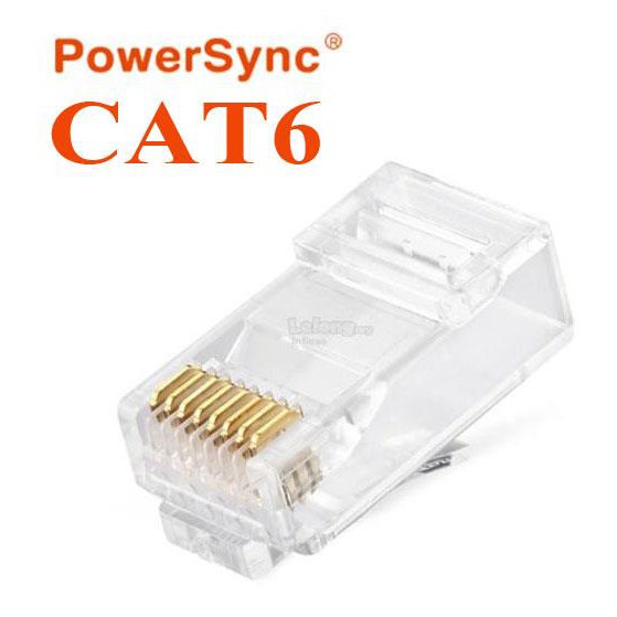 CAT6 6e Crystal Head Modular Plug Connector For Network LAN RJ45 Cat 6 ...