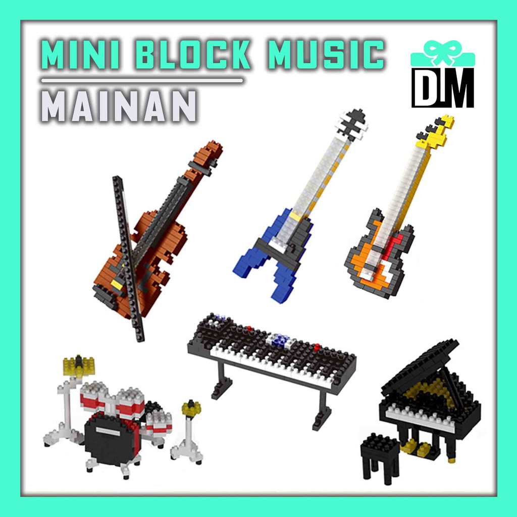 Block Music Stacking Toy Mini Petit Nano Loz Block Puzzle 3d not Lego ...