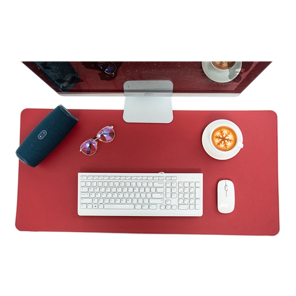 SG Waterproof Leather Desk Mouse Pad - Large Desktop Table Mat Laptop ...