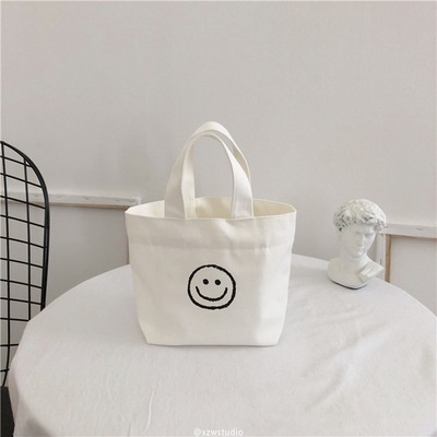Women's Bags Mini Tote Small Bag Mini Canvas Bag Smiggle Bag INS ...
