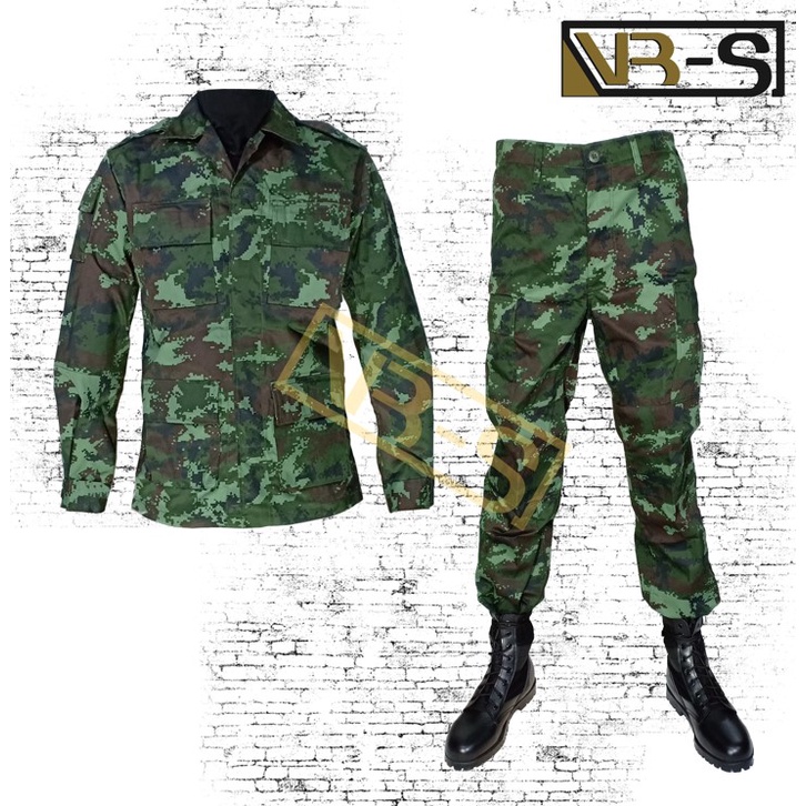 West Royal Thai Army Pattern Set Digital Military Uniform Shirt Sold As ...