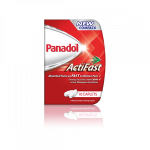 Panadol Actifast, 10 Caplets | Shopee Singapore
