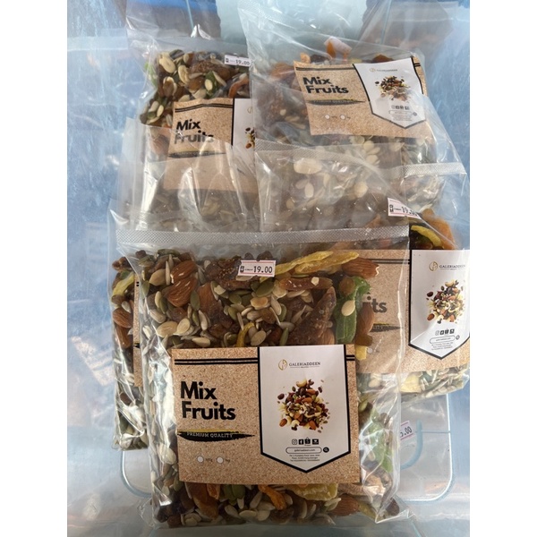 [Premium Quality] Mixed Fruits Campuran Buah dan Kekacang by Galeri ...