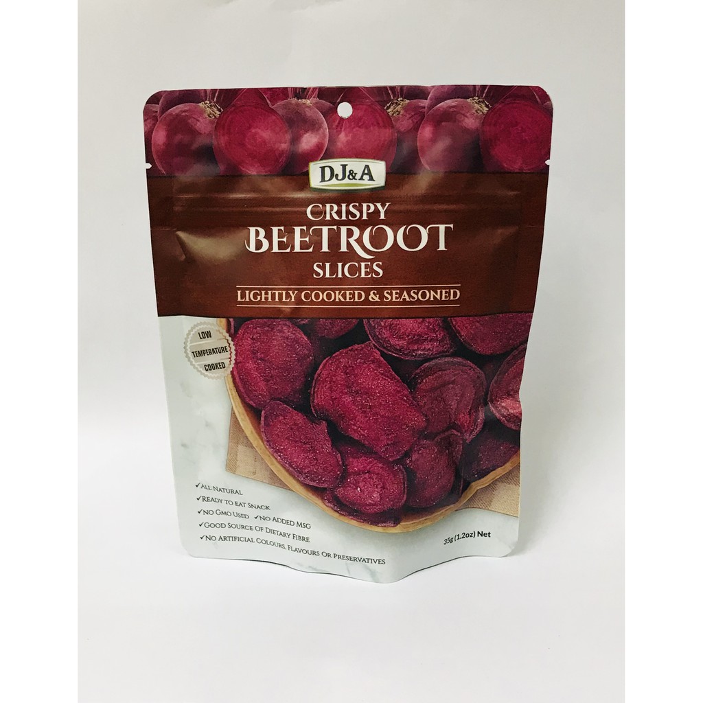 DJ&A Crispy Beetroot Slices 35g | Shopee Singapore
