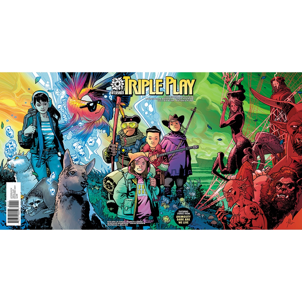 AFTERSHOCK TRIPLE PLAY 3 STORIES IN ONE COMIC | Shopee Singapore