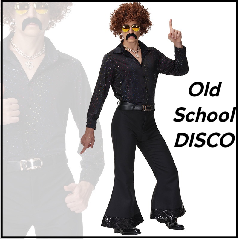 Performance retro hippie cosplay party disco costume 70s costume adult ...