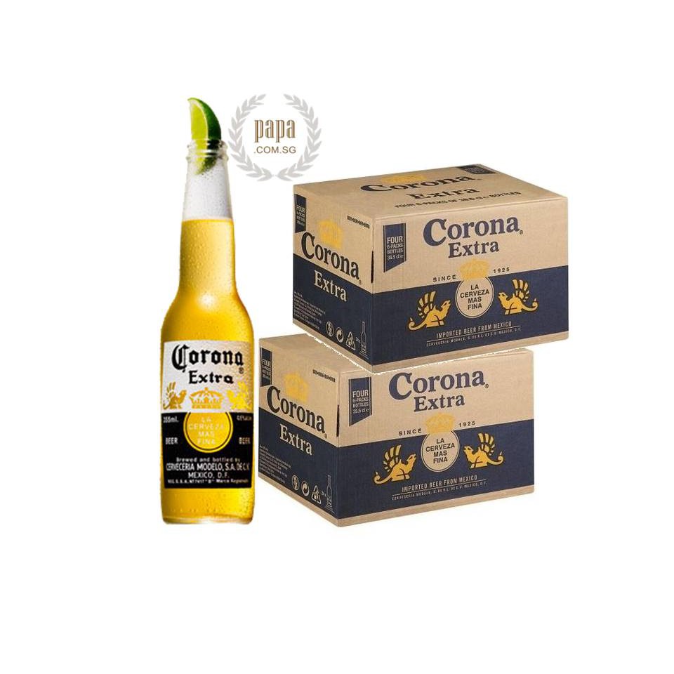 Corona Extra TWIN Carton Deal - 4.5% ABV (48 x 355ml Bottle) BBD Feb ...