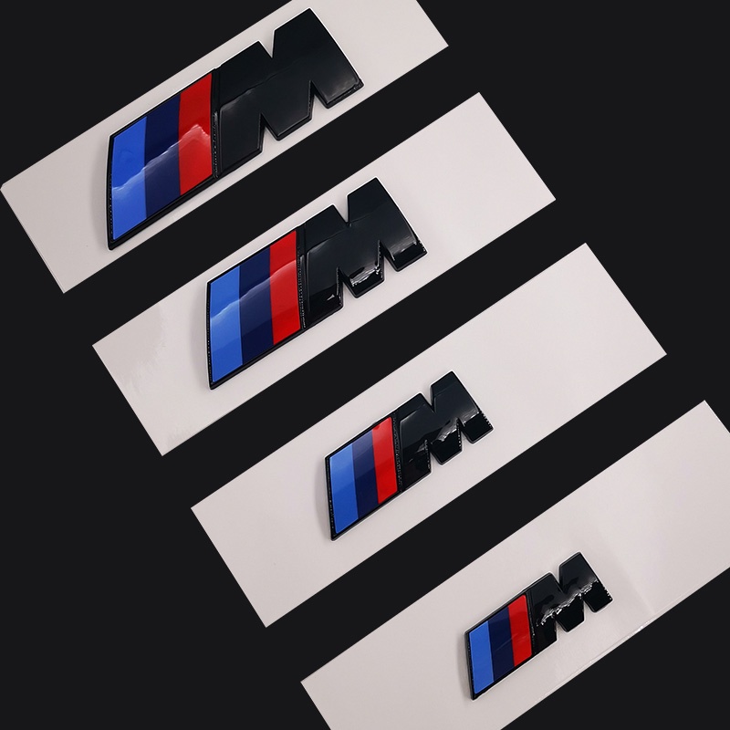 BMW M Logo Power Sport ABS Car Sticker Body Door Side Emblem Tail ...