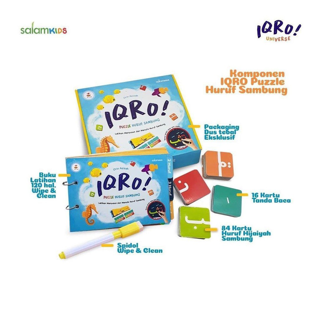 IQRO! CONNECTED LETTERS / children's books / Islamic encyclopedias ...