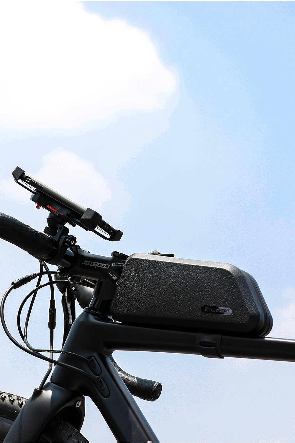 Rhinowalk 1.5L bike frame bag Waterproof Top Tube Bicycle Bag Hard ...