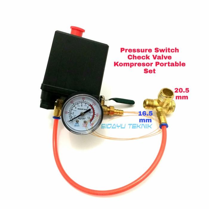 Compressor | Portable Air Compressor Check Valve Pressure Switch Set ...