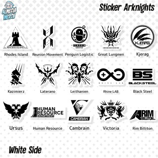 Arknights Logo Sticker/Arknights Sticker Pack/Arknight Sticker | Shopee ...
