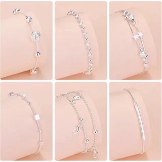 925silver Bracelet Simple Bracelets Women Hot Sale Jewelry Accessories ...