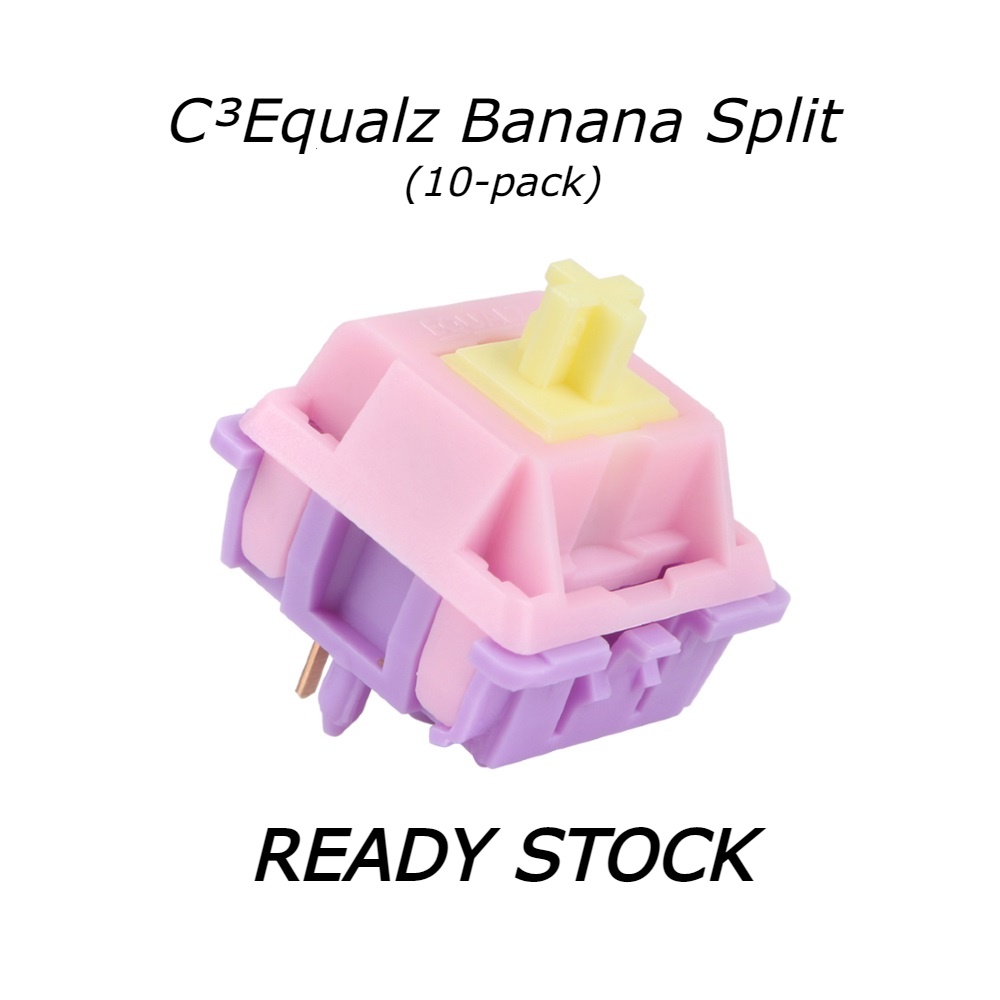 C3 Equalz Banana Split Linear Switch for Mechanical Keyboards (10-pack ...