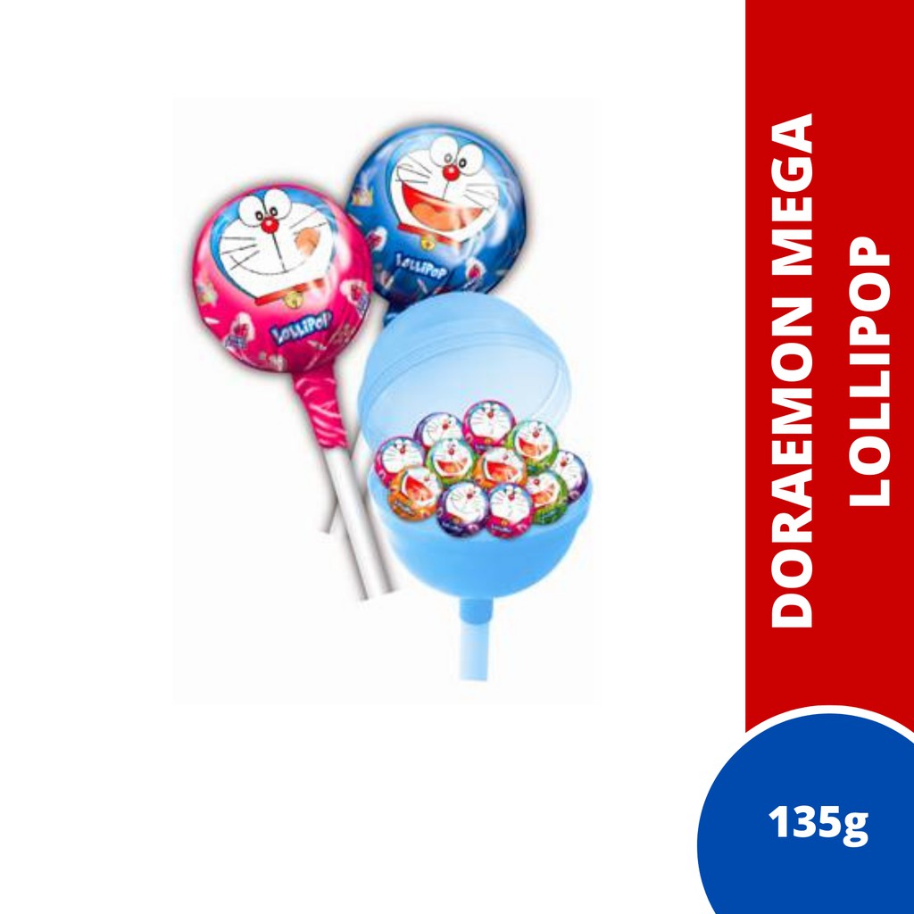 Doraemon Mega Mini Lollipop (135g/15 Pcs) | Shopee Singapore