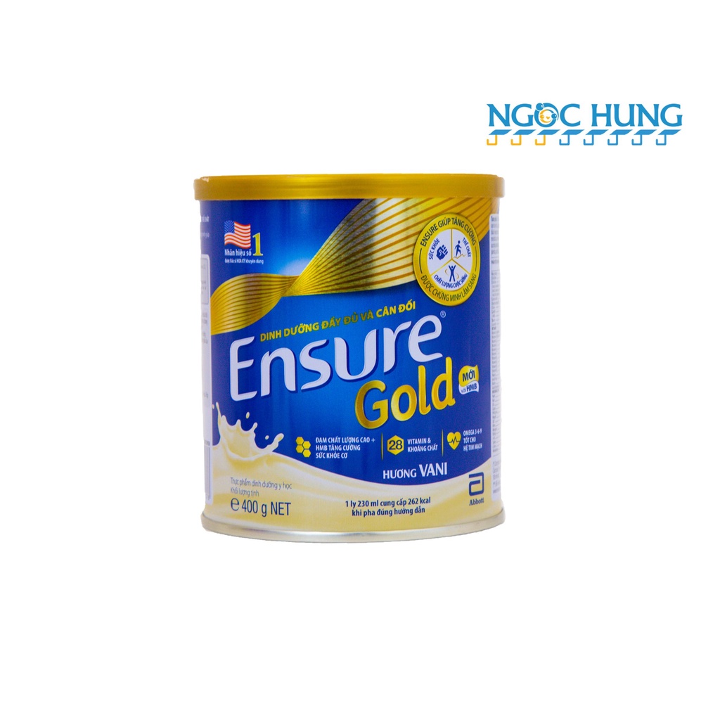 Abbott Ensure Gold Powdered Milk Vanilla Flavor 400g | Shopee Singapore