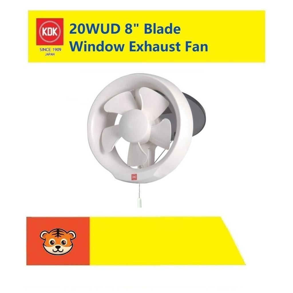 KDK 20WUD Window Mount Cord-Operated Exhaust Fan | Shopee Singapore