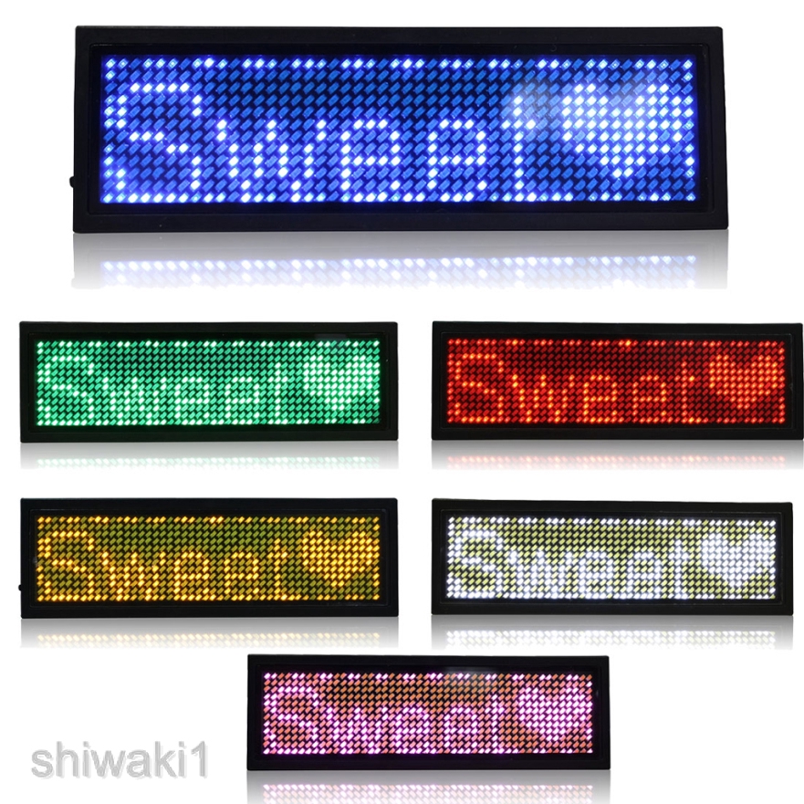 LED Name Message Sign Scrolling Message Board | Shopee Singapore