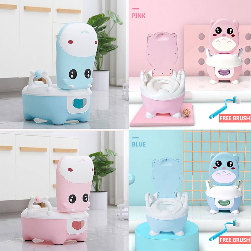 2-in-1 Baby Potty Toilet Training Trainer Seat Stools Chair Kids ...