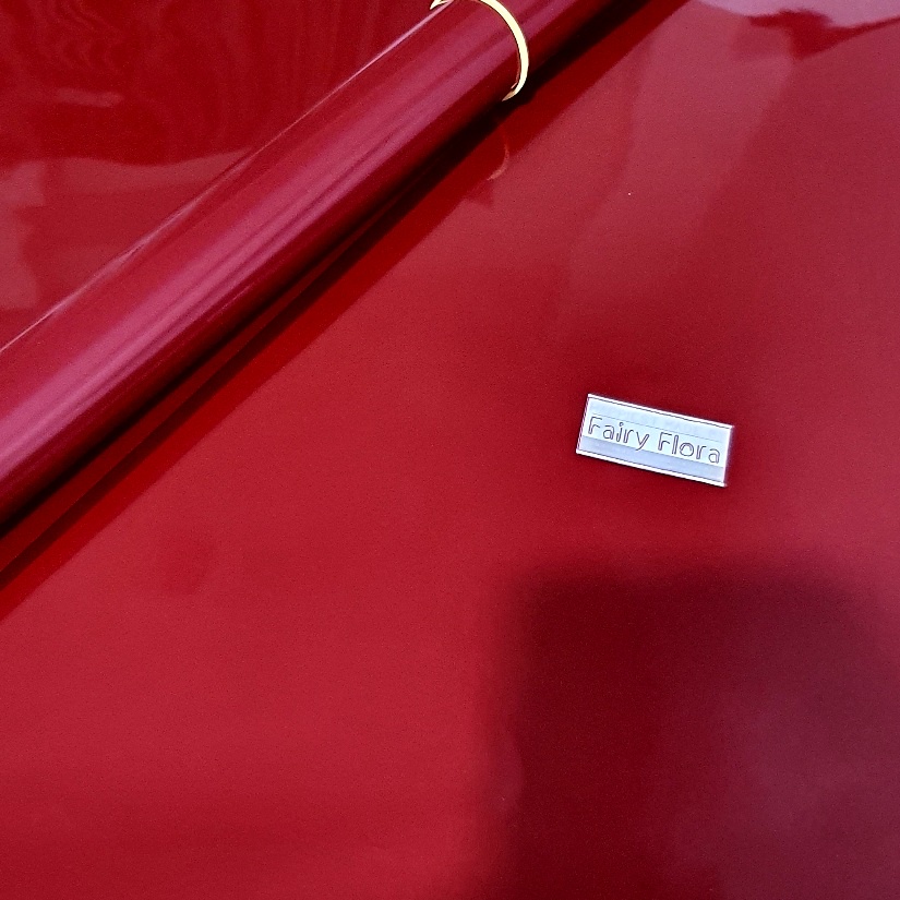 Dark Red Cellophane Semi-Colored Redwine And Bergundy Waterproof Paper ...