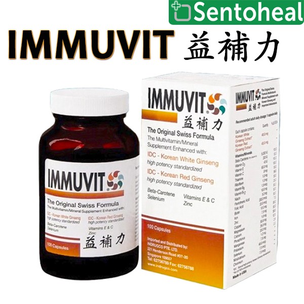 Immuvit 100 capsules - Formally Immuvital/ Multivitamin Supplement ...