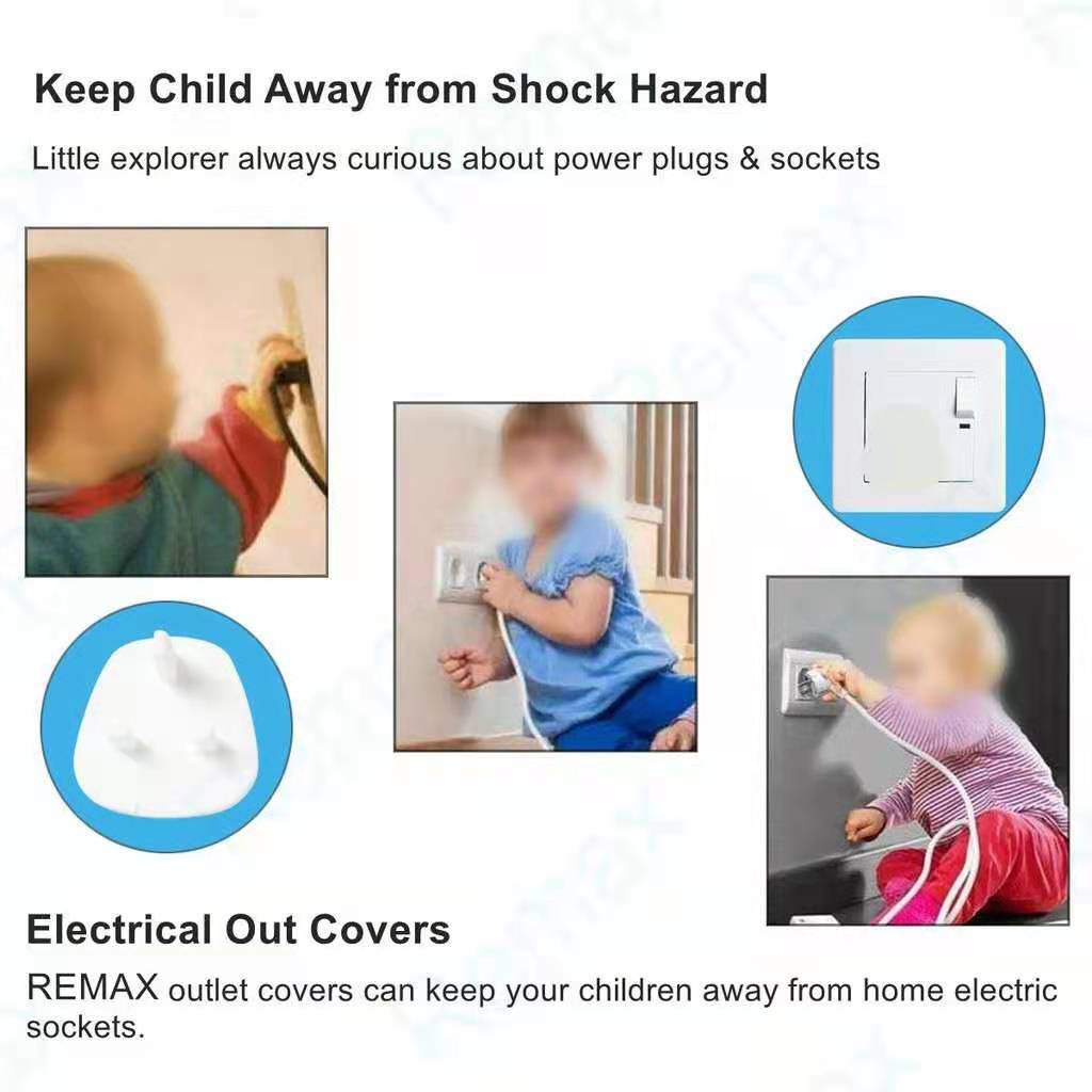Baby Safety Children Outlet Socket Cover baby outlet plugs childproof ...