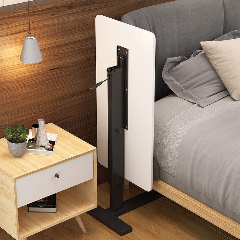 Bed Side Table Modern Mobile Liftable Computer Desk Sofa Bedroom Desk ...