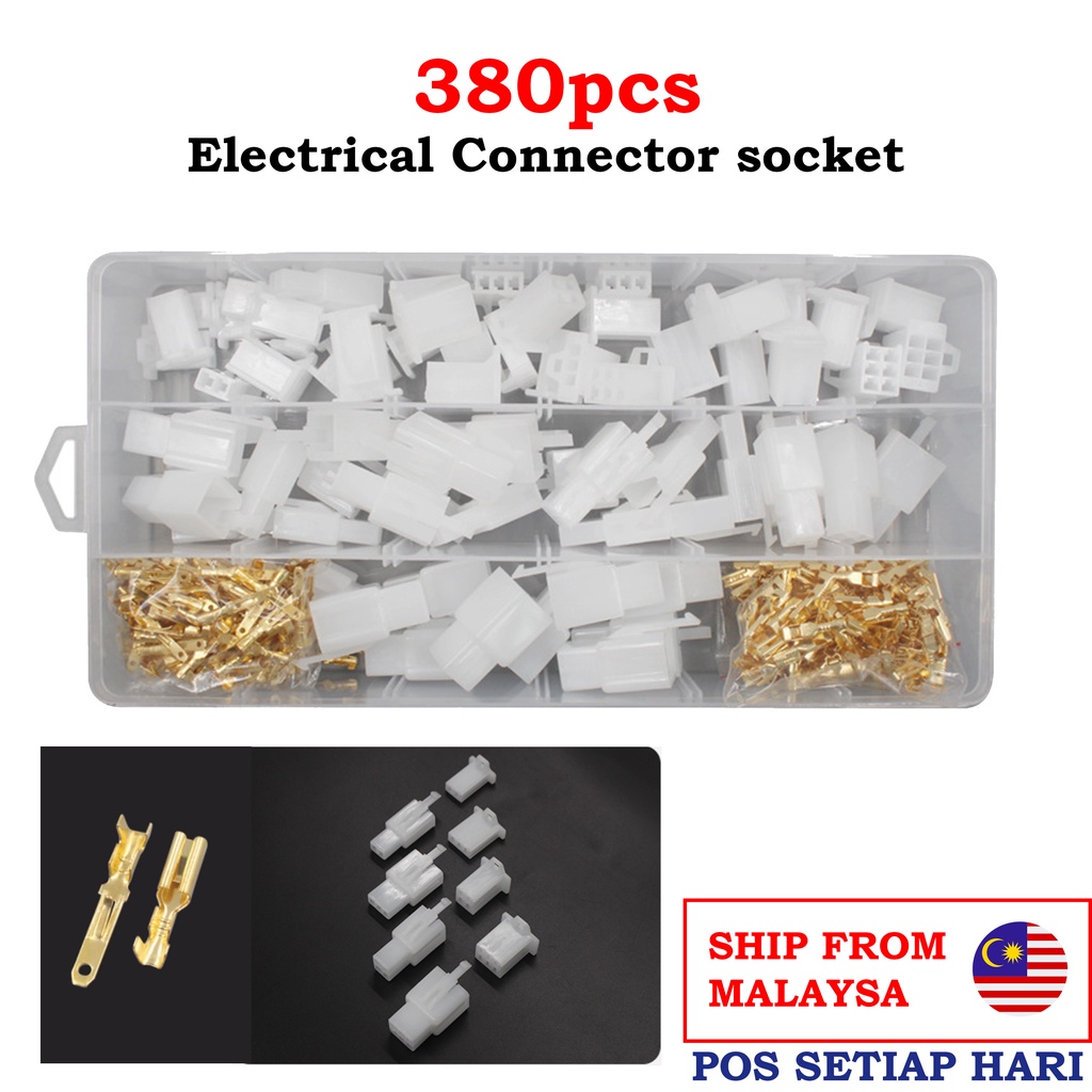 2.8mm Electrical Wire Connector Cable Terminal Wire Socket Cable Wayar ...