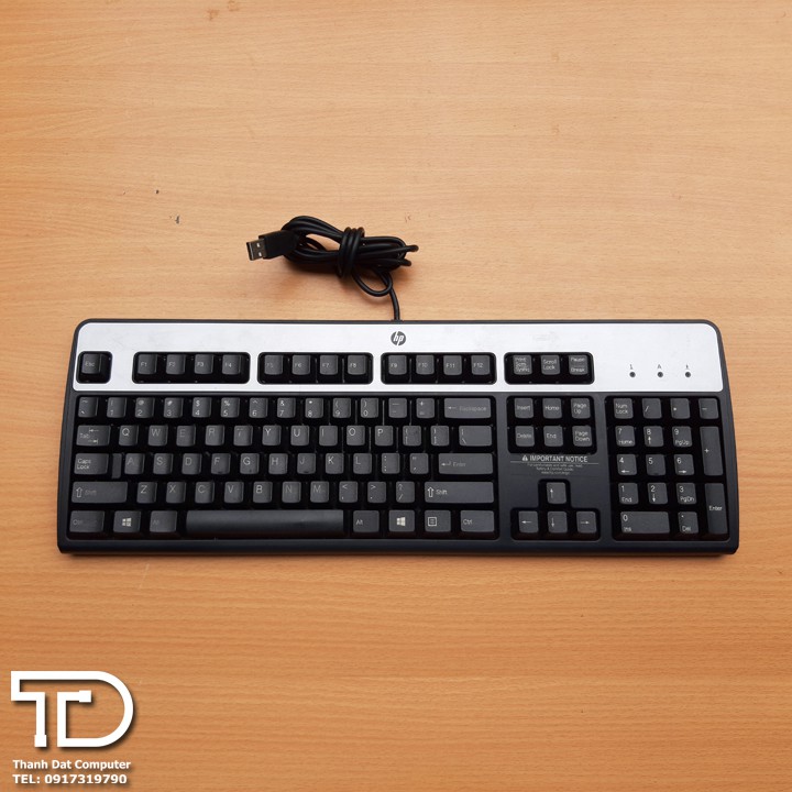 Old office keyboard for PC Desktop Laptop connected to USB port | Ps2 ...