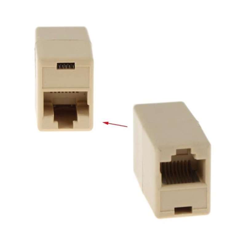 Barrel RJ45 Coupler Female to Female UTP LAN Ethernet | Shopee Singapore
