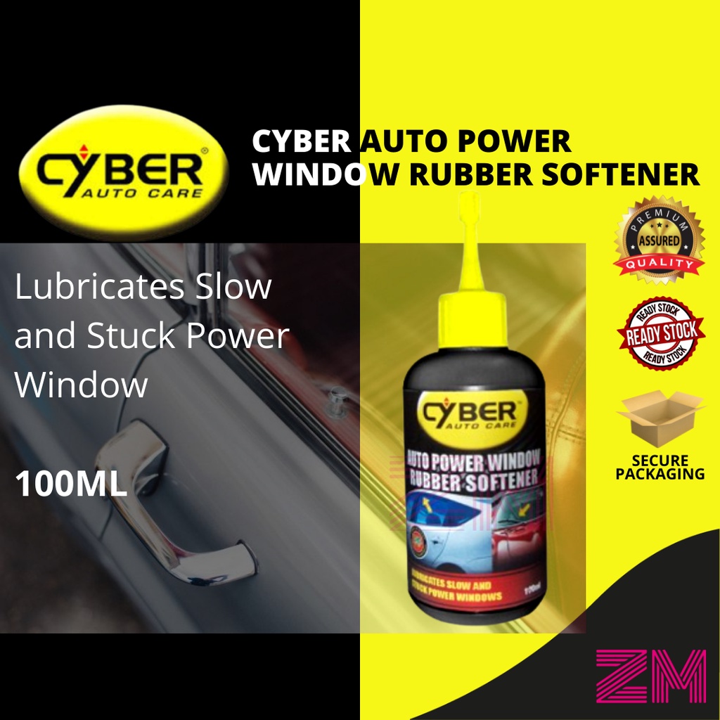 CYBER AUTO CARE 100ML Auto Power Window Rubber Softener - soften wiper ...