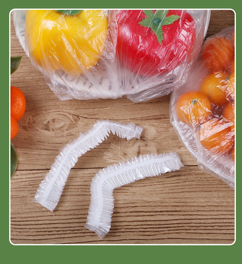 [SG Rdy Stock] 100pcs/bg Disposable Food Wrap – Food Grade Elastic ...