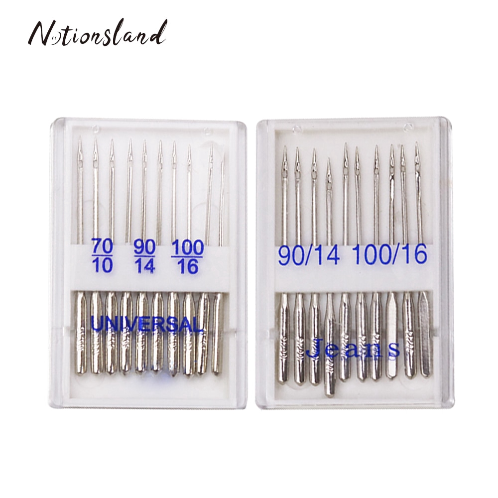 Top Quality 20pcs Home Sewing Machine Needles 70/10 90/14 100/16 DIY ...