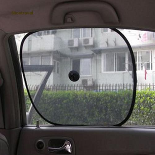 NICE 1 Pair Black Mesh Car Side Rear Window Sun Shade Cover Visor ...